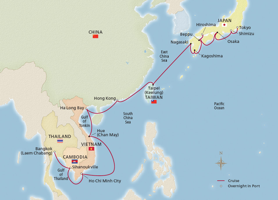 Southeast Asia Horizons - Cruise Overview